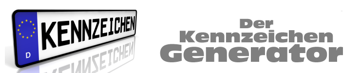 Kennzeichengenerator für Deutschland, Schweiz, Österreich und ...